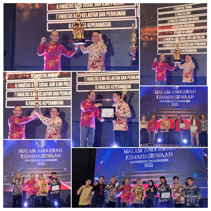 FTUH Raih Award Fakultas Prestasi Kemahasiswaan Terbaik di UNHAS ...