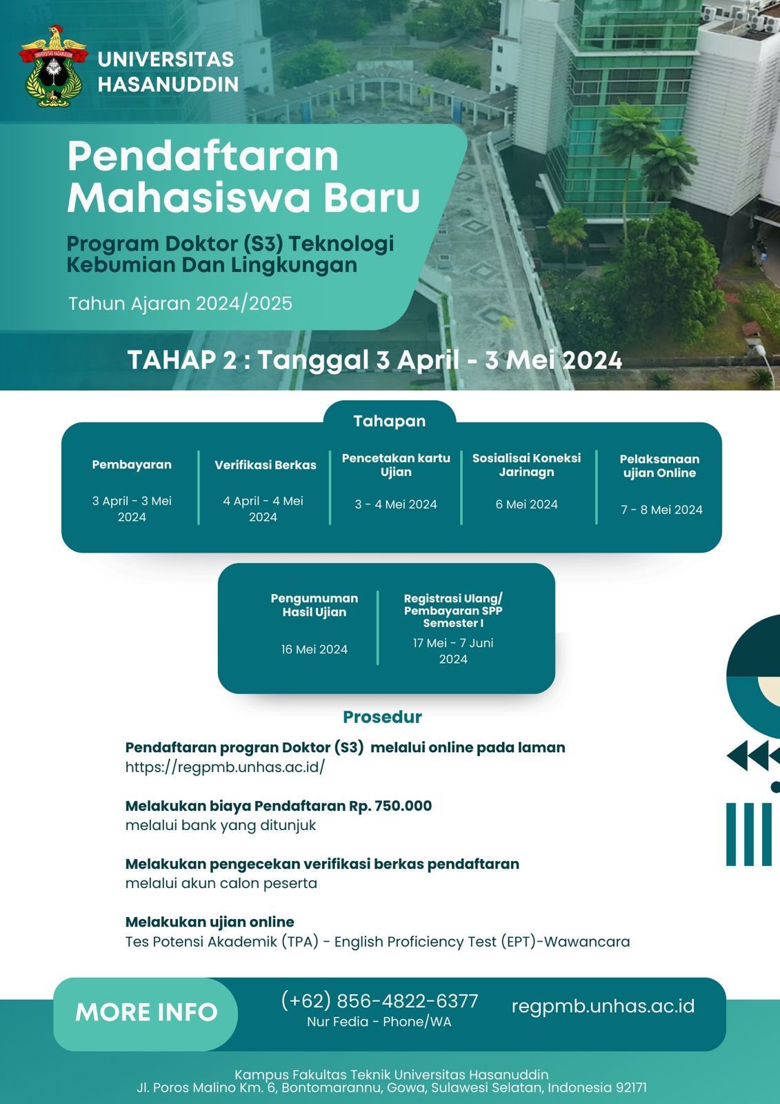 Program Doktor | Department of Geology Engineering | Universitas Hasanuddin